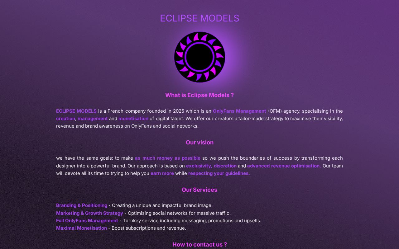 Eclipse Models OFM